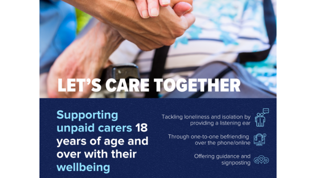 Let's Care Together: Befriending Service for Carers | We Care You Care